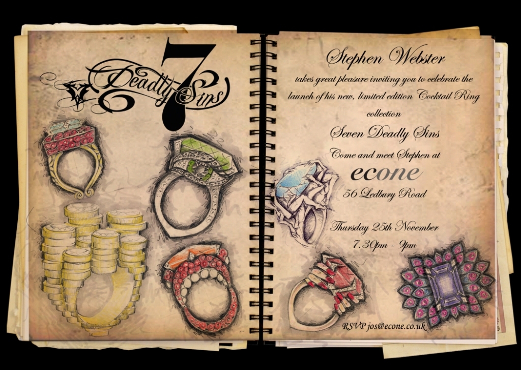 Seven Deadly Sins Party Invite – The Starlit Path